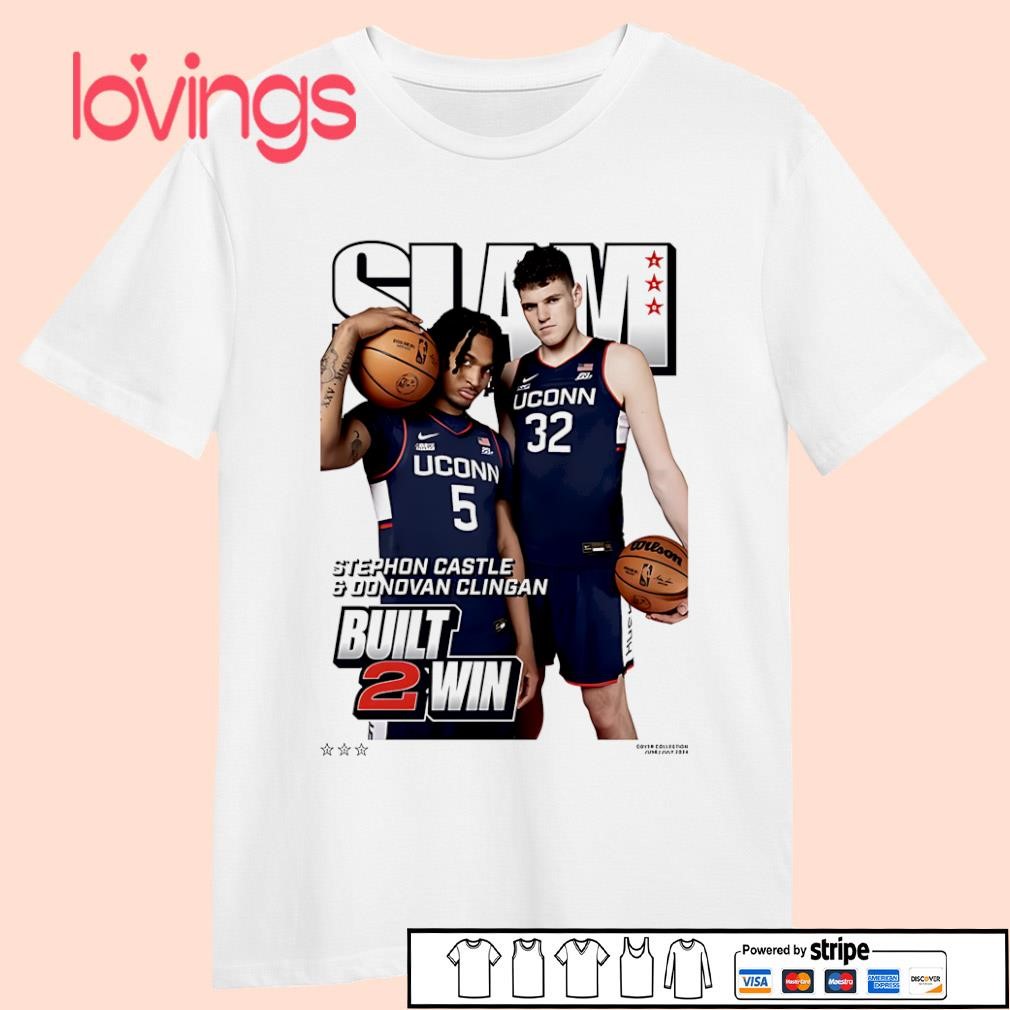Stephon Castle vs Donovan Clingan UConn Huskies built 2 win shirt - T ...