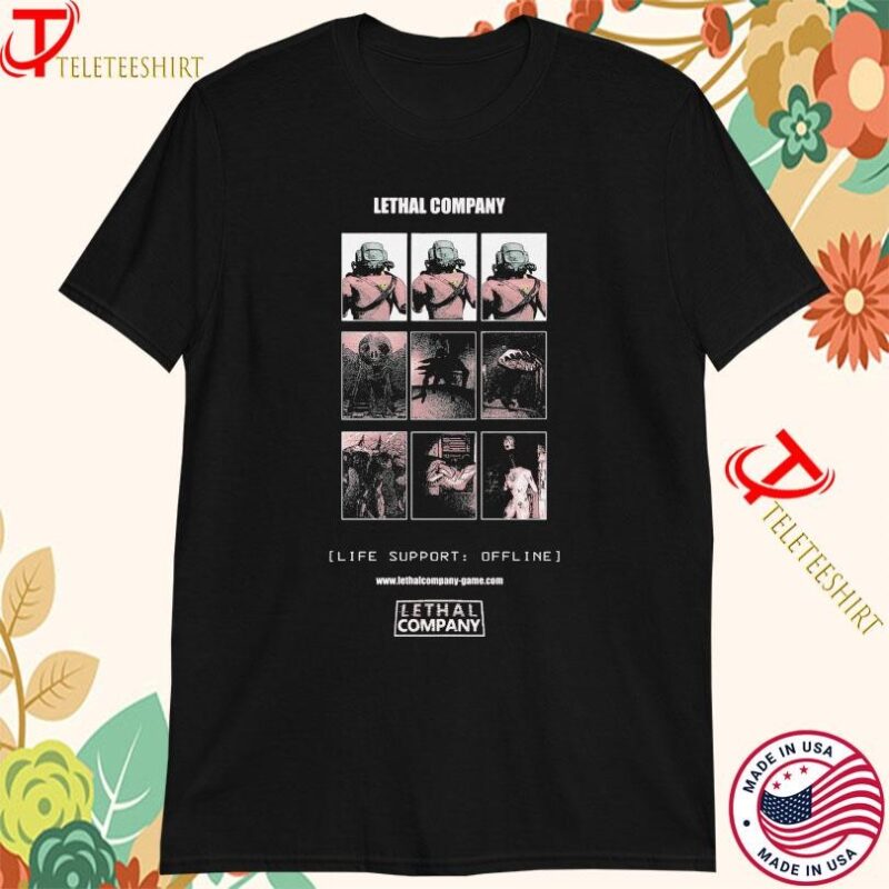 Lethal Company Life Support Offline Horror Game Awards Winner T-shirts - T-Shirt Meng ...